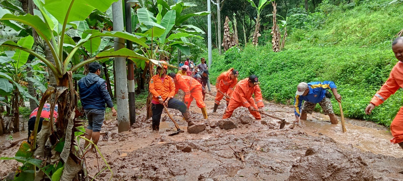 Diguyur Hujan Deras, Dua Titik di Kota Cilegon Longsor - MEGATRUST Diguyur Hujan Deras, Dua Titik di Kota Cilegon Longsor - MEGATRUST